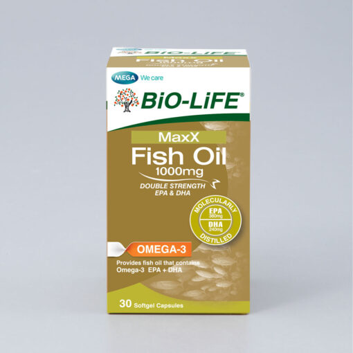 MaxX Fish Oil 1000mg Double Strength - BiO-LiFE