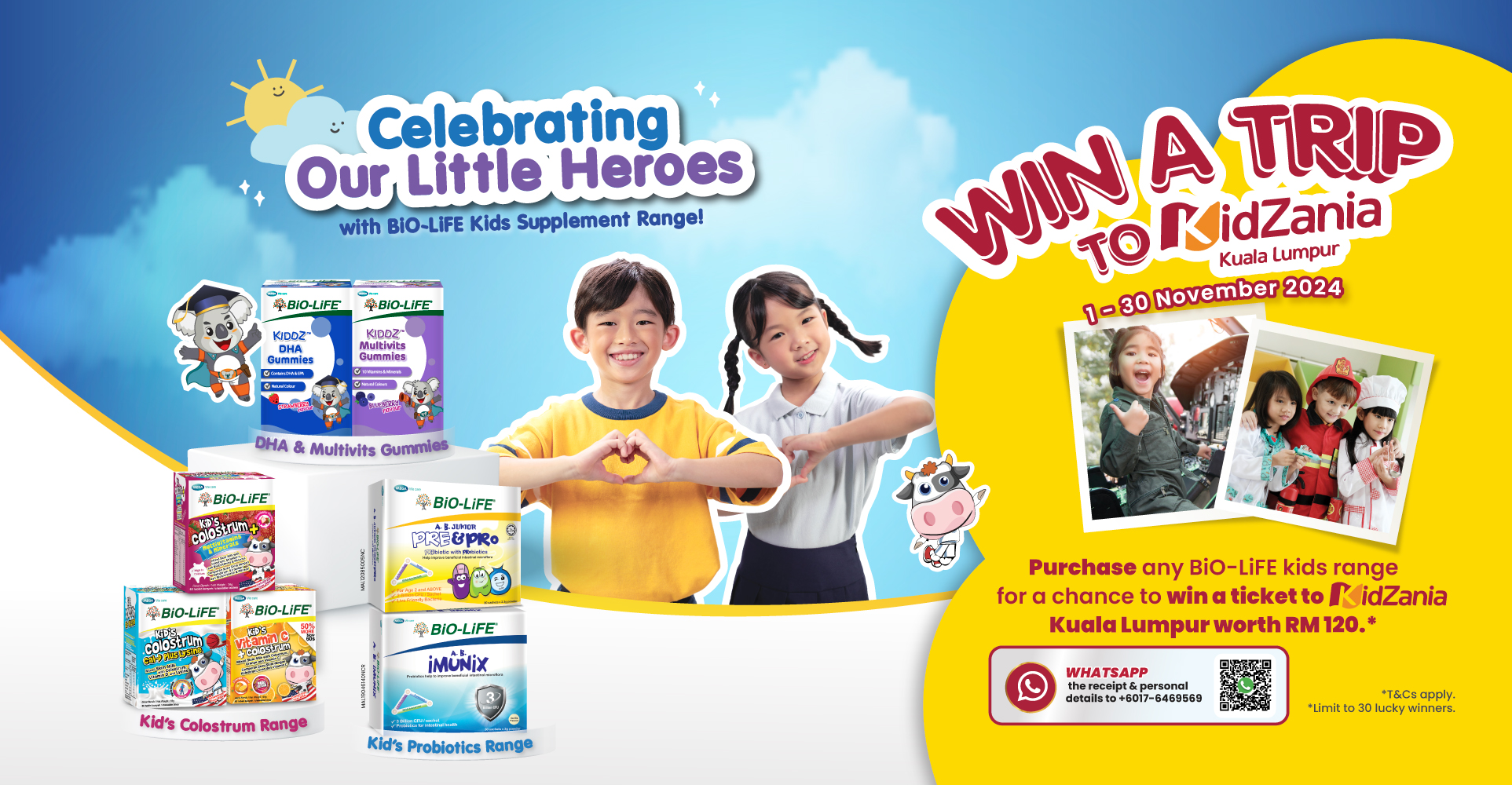 Bio-Life Kids November | Spend & Win Campaign