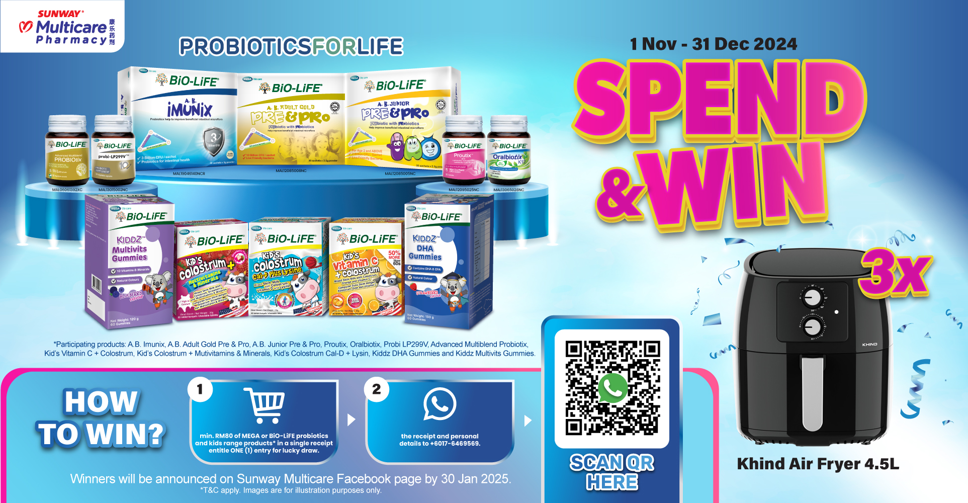 BiO-LiFE YEAR END SPEND & WIN CAMPAIGN X SUNWAY MULTICARE PHARMACY ...