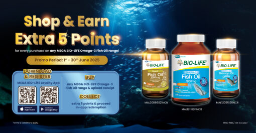 BiO-LiFE Omega-3 Fish Oil: Shop & Earn Extra 5 Points - BiO-LiFE