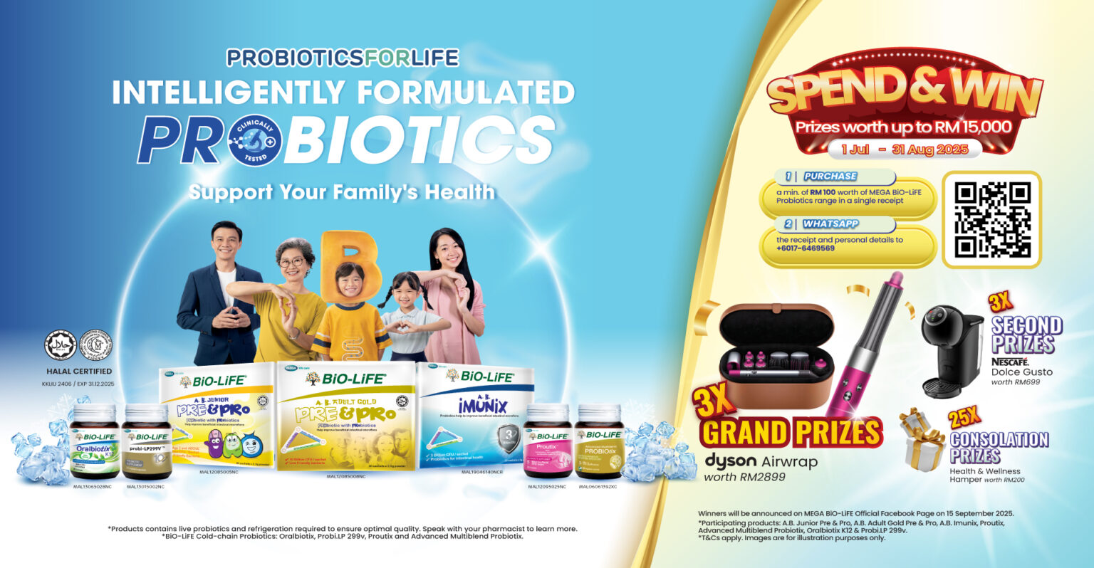 MEGA BiO-LiFE Probiotics Range Spend & Win Campaign - BiO-LiFE